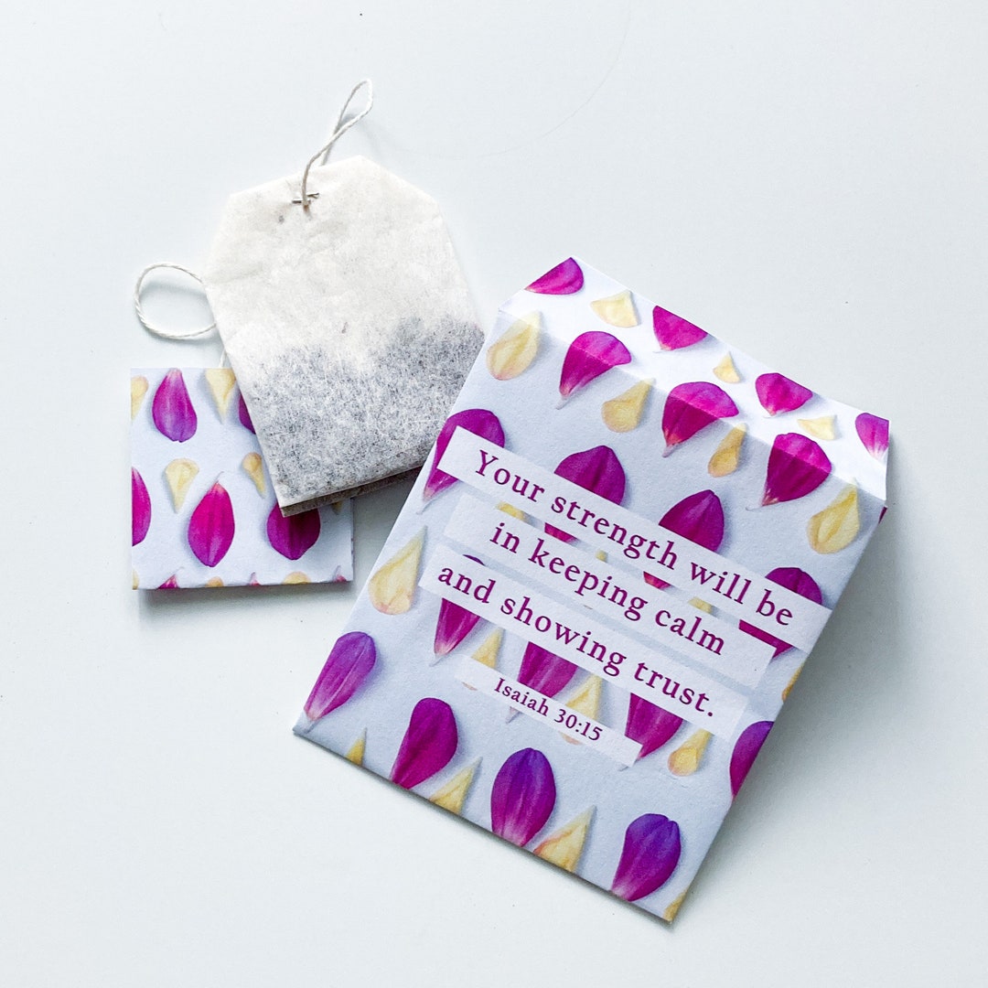 Printable Tea Bag Envelope With the 2021 Year Text of - Etsy