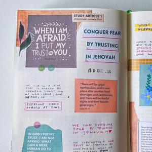 Watchtower Bundle 6 Articles Printable Scriptures for Jehovah's ...