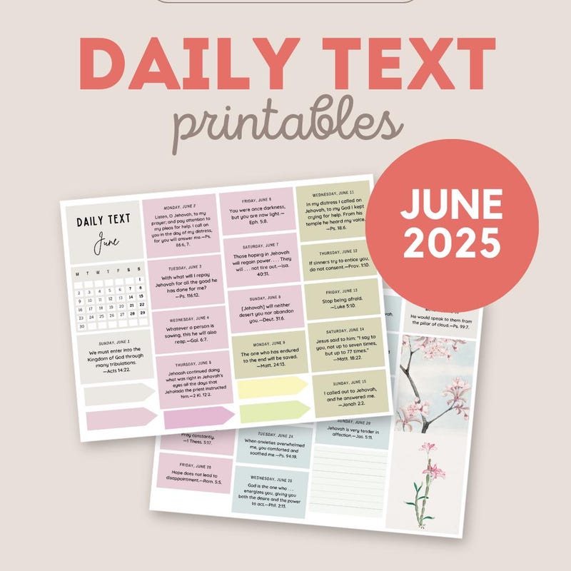 Jw Printables - Etsy
