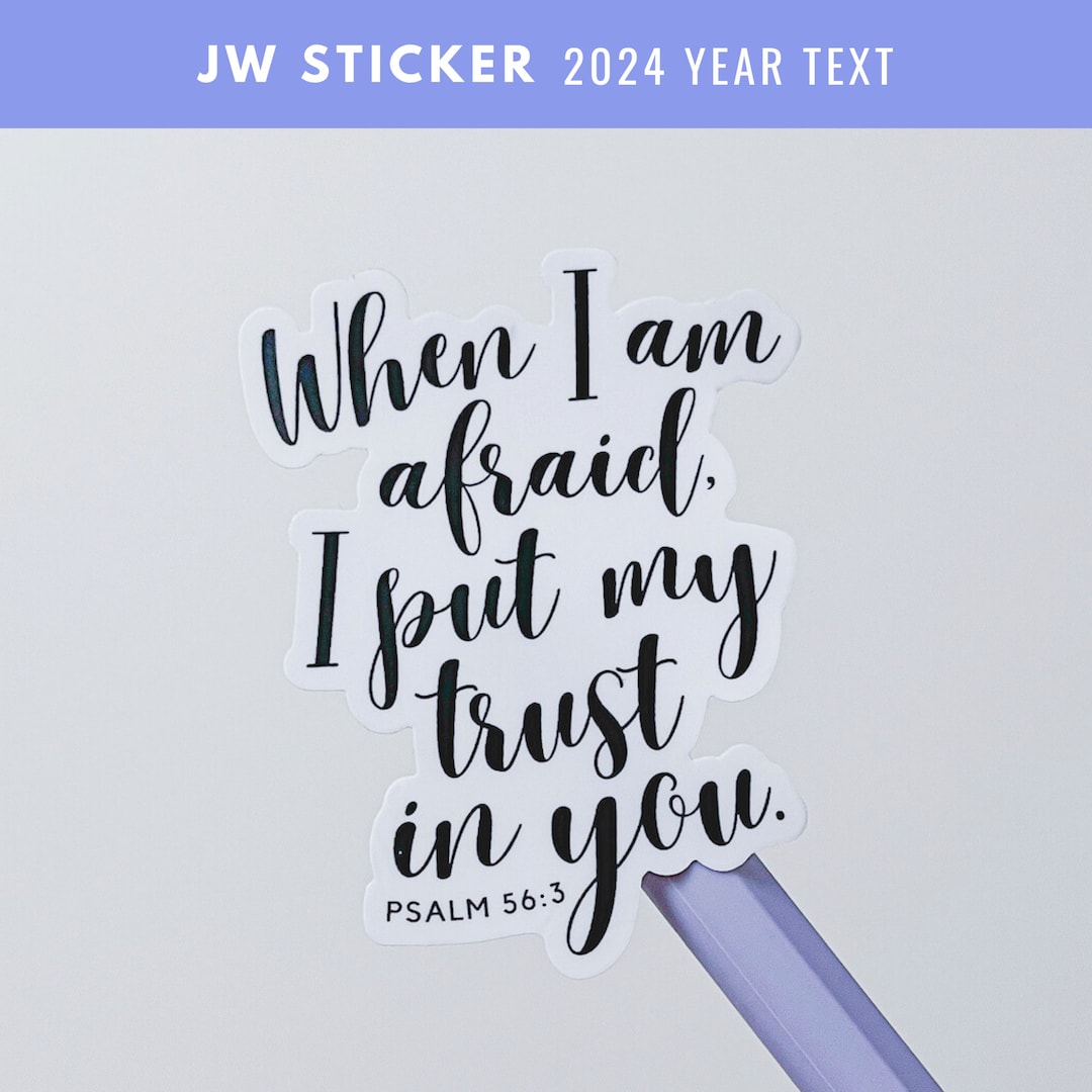 JW 2024 Year Text of Jehovah's Witnesses Yeartext Vinyl - Etsy Canada