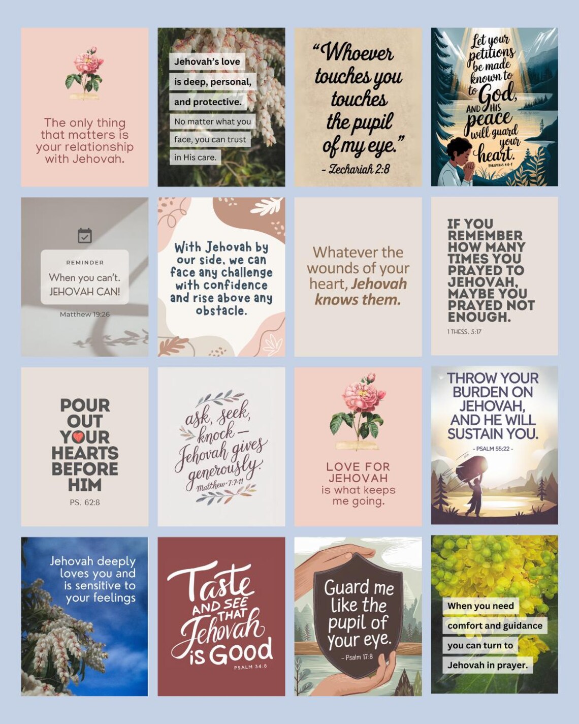 JW Scriptures for Journaling Printable for Jehovah's Witnesses New ...