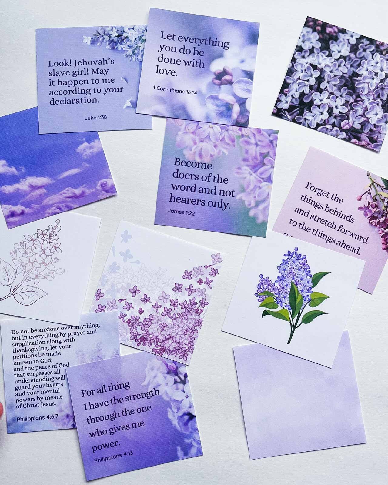 JW Printable Scriptures for Journaling Personal Study Project Bible ...