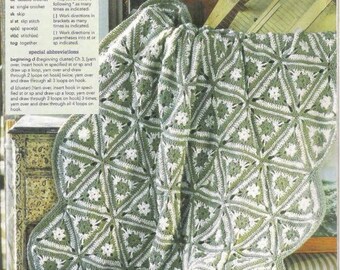 Triangle Crochet Pattern for a 3D Blanket EN/ES: PDF Crochet Blanket ...
