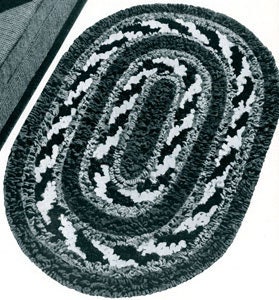 Vintage Pattern Crochet Round Rug. - Etsy