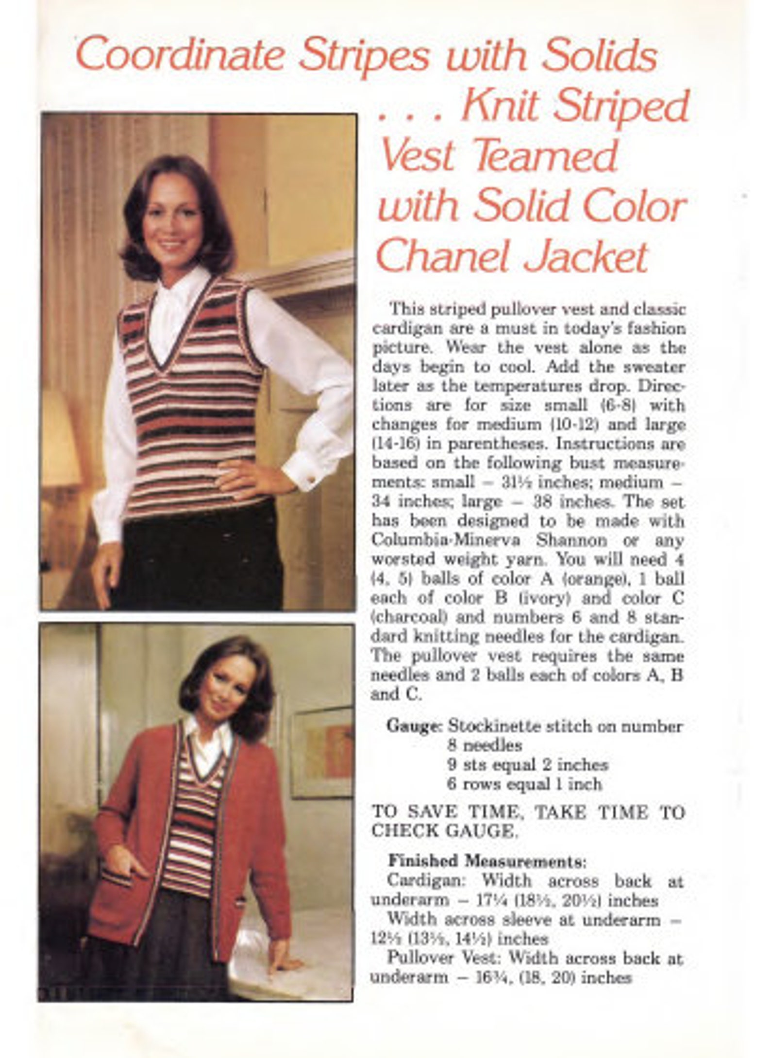PDF Retro Book Patterns 1980 Knitting, Crochet and Home Decor. 64 Pages ...