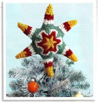 Super Easy Crochet Pattern Christmas Tree Topper (Instant Download) - Etsy