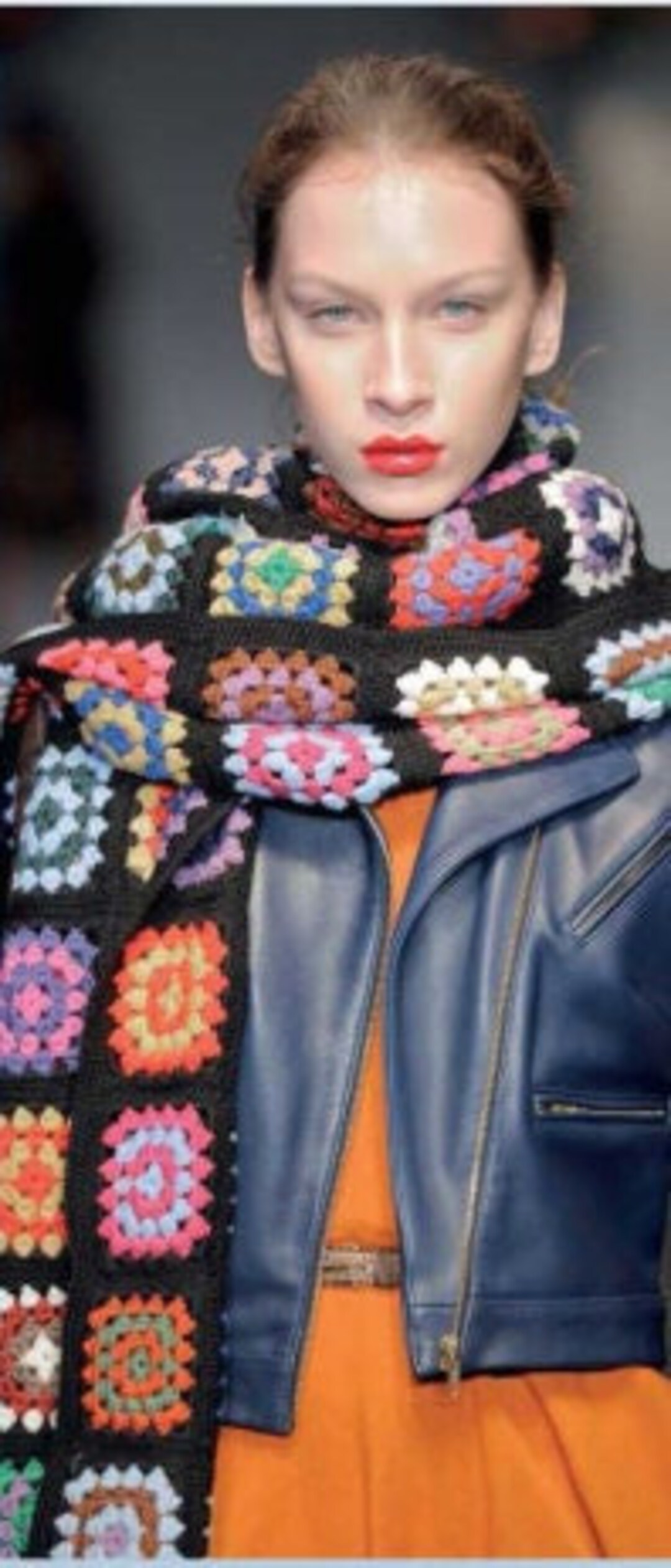 Super Easy Granny Square Scarf Crochet Pattern. - Etsy