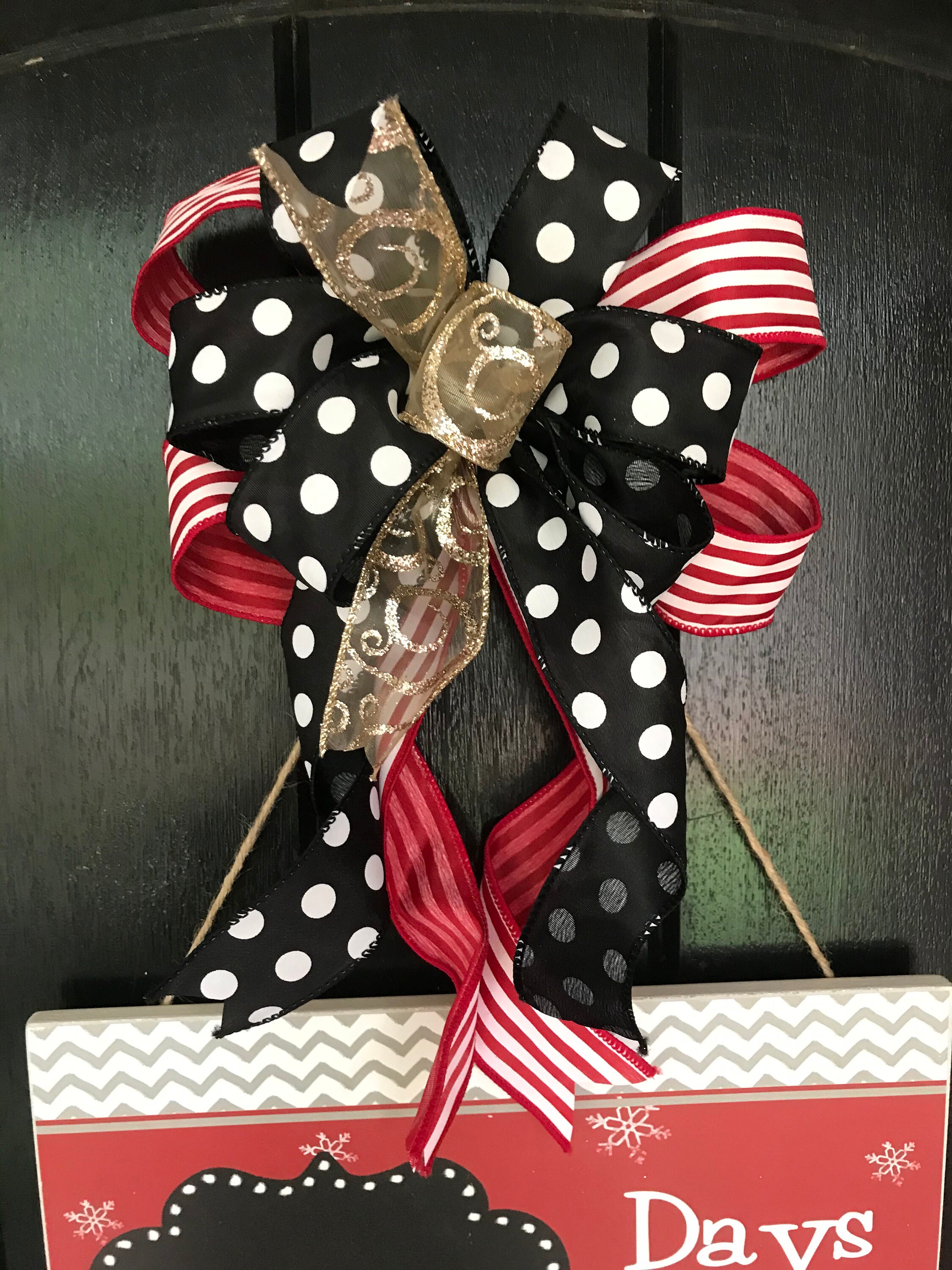 Santa Countdown Calendar Door Hanger - Etsy