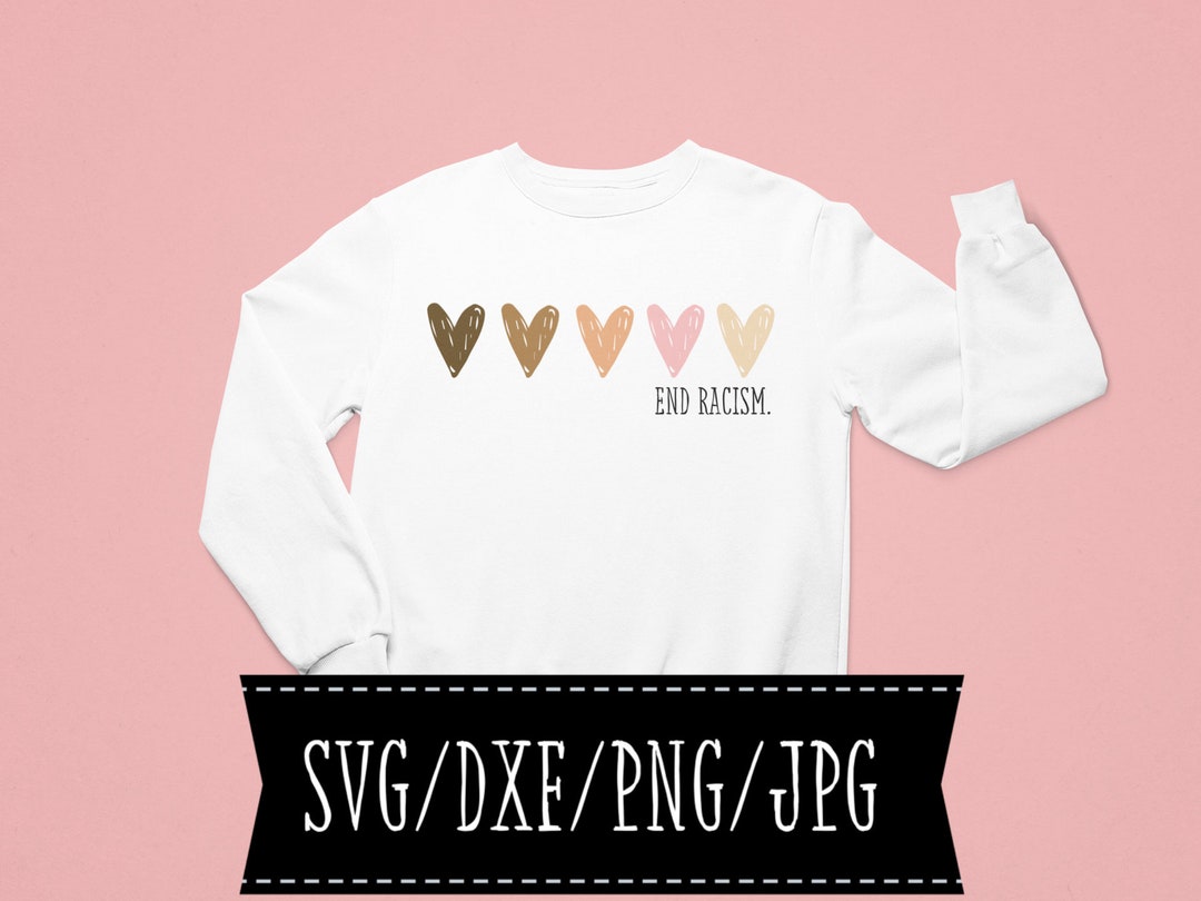 End Racism Svg Png Dxf Jpg Black Lives Matter Svg Civil - Etsy
