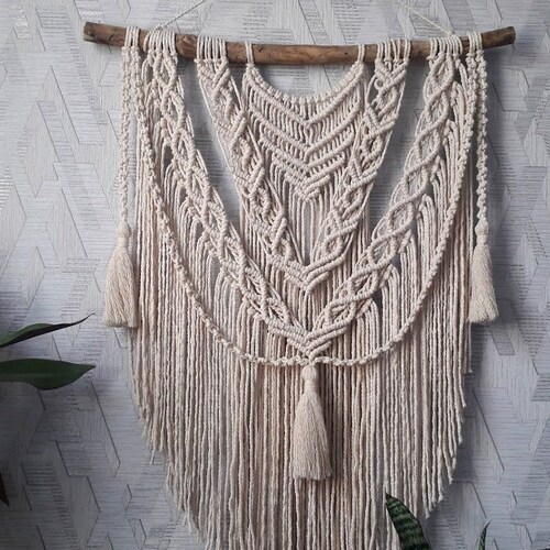 Large Macrame Pattern PDF With Photos Beginner Macrame Wall - Etsy