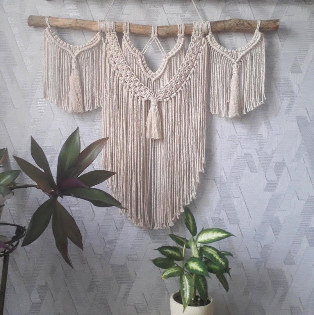 Macrame Pattern, Beginner Digital Macrame Wall Hanging Pattern, Written ...