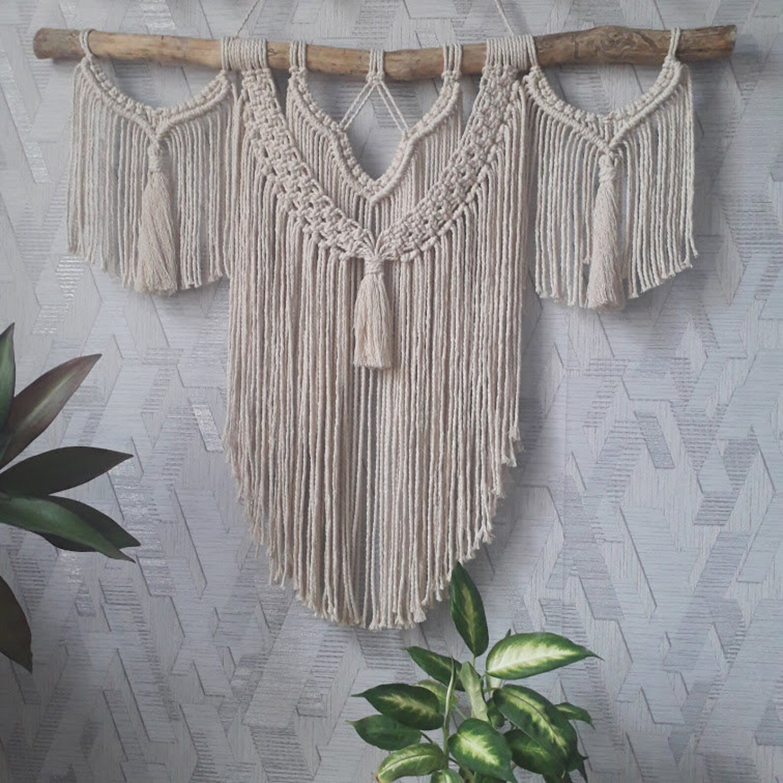 Macrame Pattern Beginner Digital Macrame Wall Hanging | Etsy
