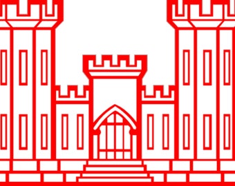 Army Engineer Castle Svg - Etsy