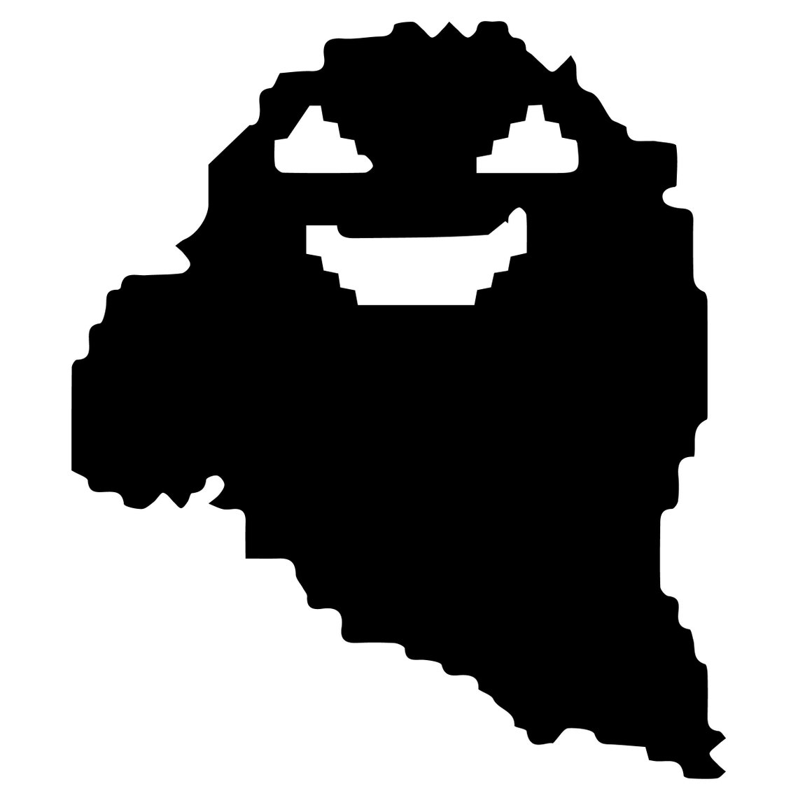 Gengar Haunter Ghastly Pokemon Stencil Silhouette SVG File PNG File ...