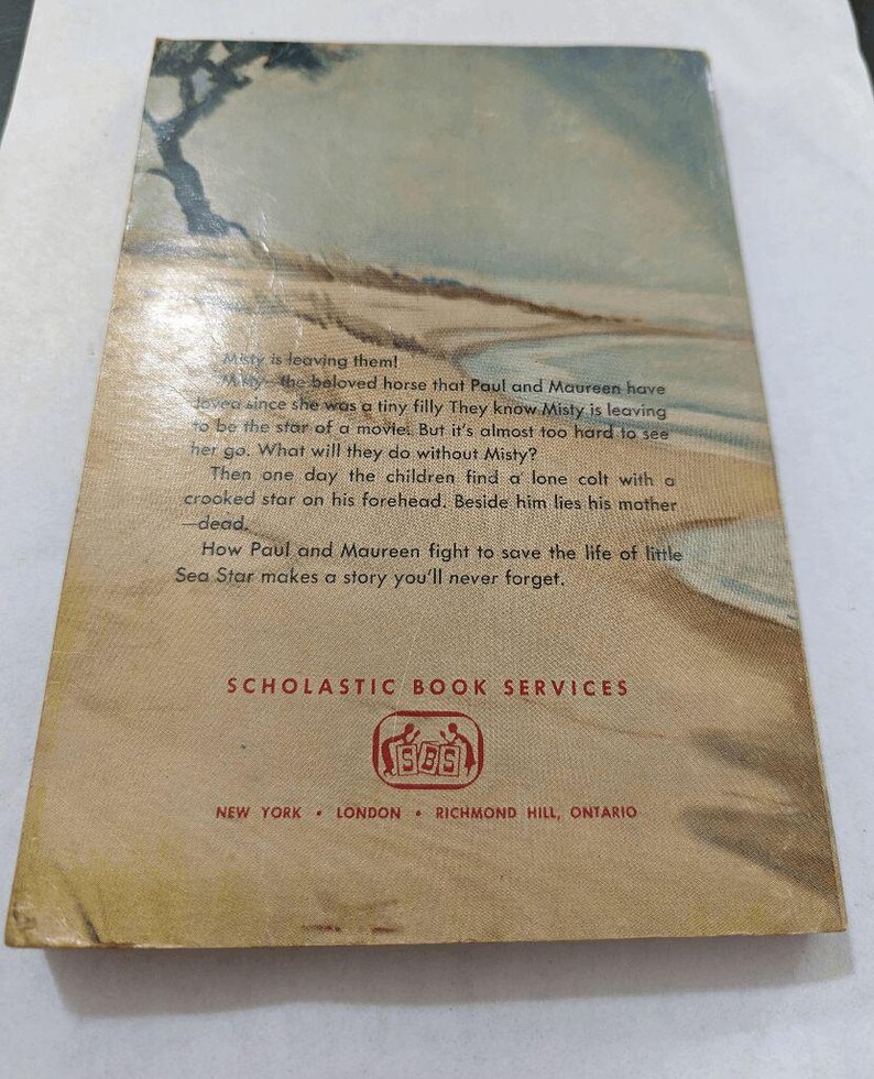 Vintage Sea Star Orphan of Chincoteague Paperback Henry 1966 Scholastic ...