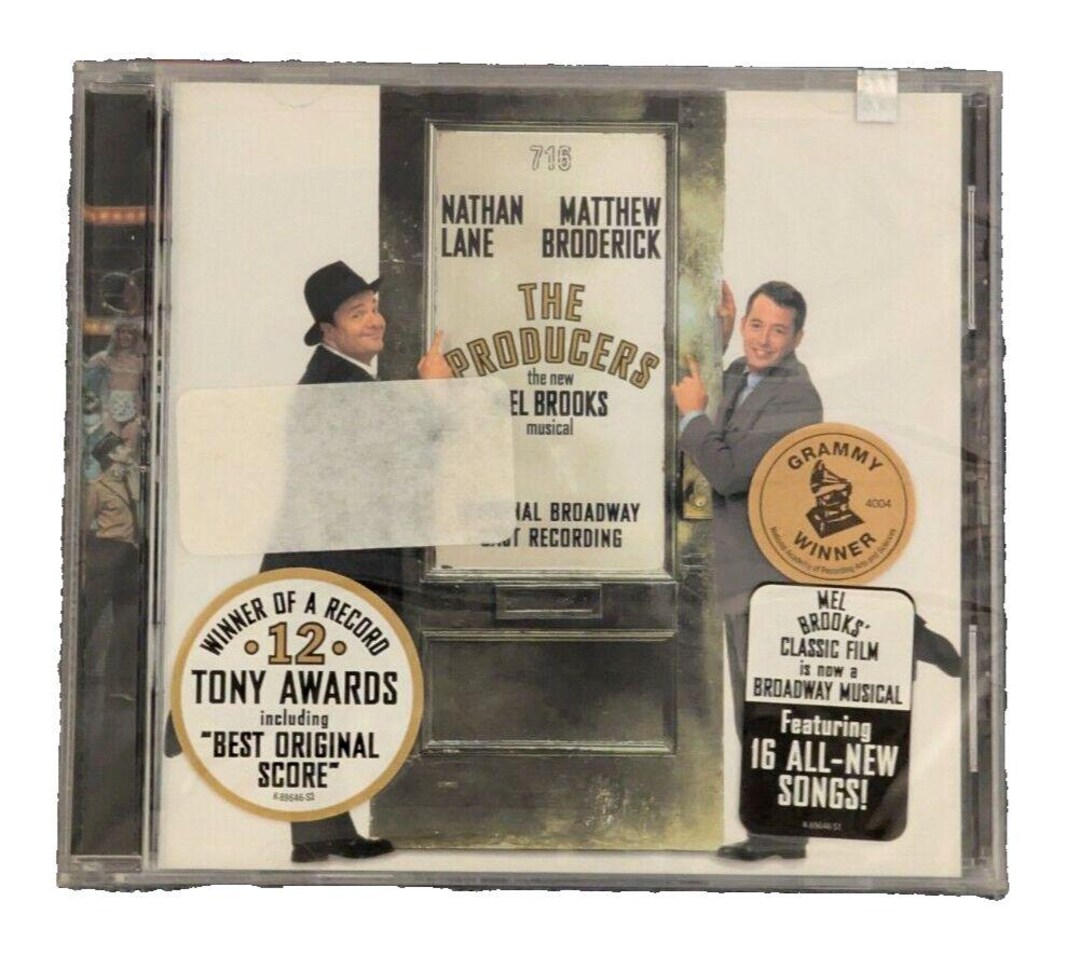 The Producers Original Broadway Cast Recording (CD, 2001) New Sealed - Etsy
