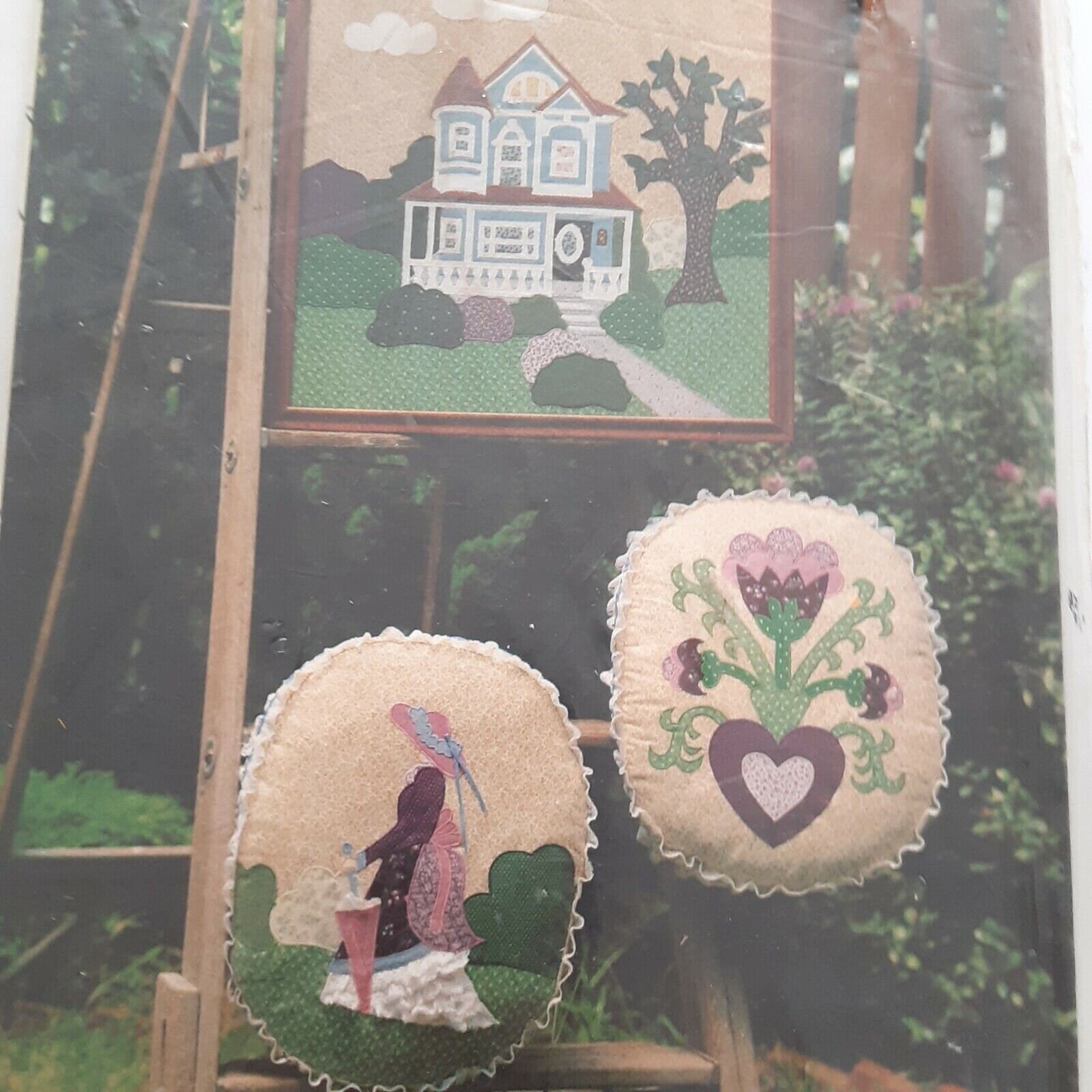 Vintage 1982 V.I.P. Applique Sewing Pattern #P-508 Victoriana Pillows ...