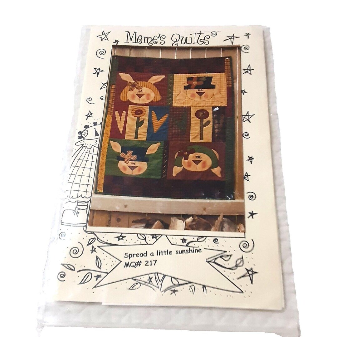 Meme's Quilts Spread A Little Sunshine Quilt Pattern #217 2001 - Etsy
