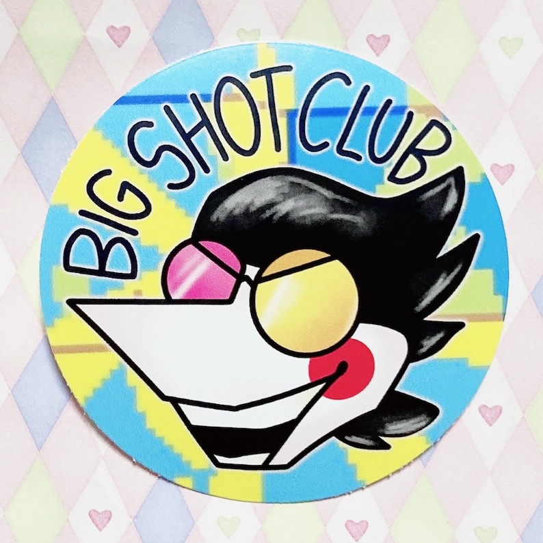 Deltarune Undertale Spamton Big Shot Club Vinyl Sticker - Etsy