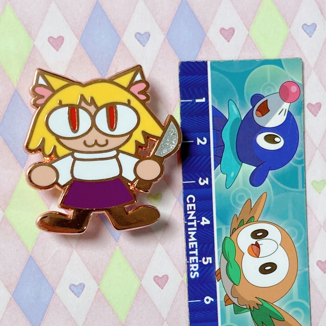 Type Moon Neco Arc With Knife Anime Yandere Copper Plated | Etsy