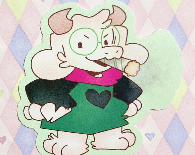 Deltarune Ralsei Smoking Meme Stoner Undertale Vinyl Sticker! (3") - Etsy