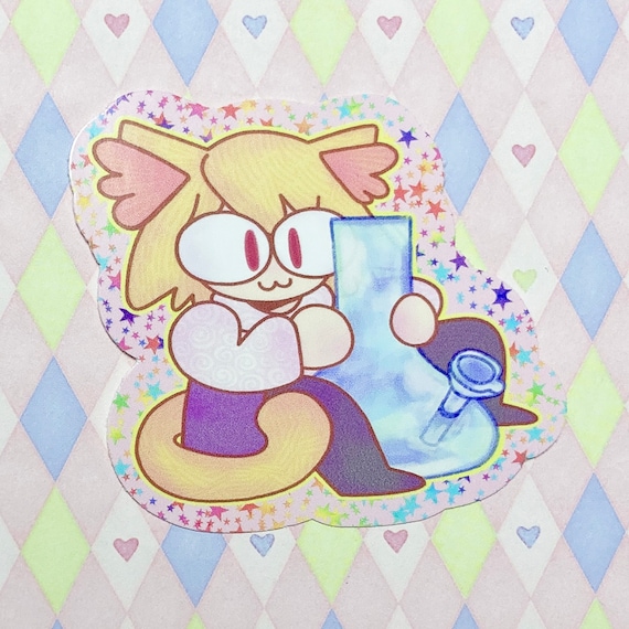 Type Moon Neco Arc Stoner Glass Pipe Sticker 3 - Etsy