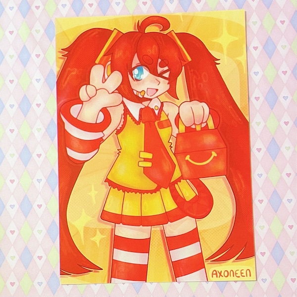 Mcdonalds Miku - Etsy