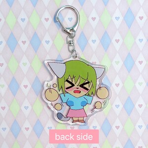 Nyan Neko Sugar Girls Raku-chan Double Sided Epoxy Anime Acrylic ...