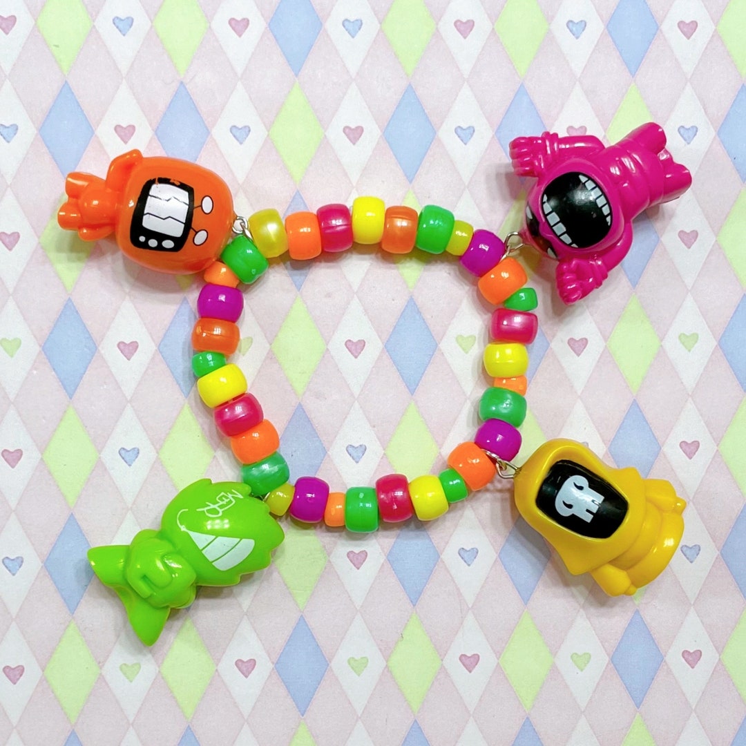Vintage Y2k Toys Rainbow Handmade Kawaii Kidcore Kandi Decora Pastel ...