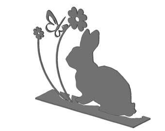 Professor Rabbit Dxf Svg Png Files Bunny Easter - Etsy
