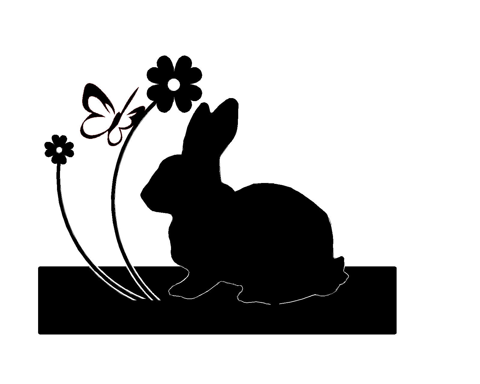 Easter Bunny Dxf , Svg , Png , Files , Laser Cut , Easter , Bunny ...