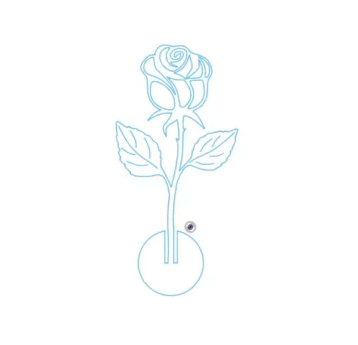 Table Top Rose Plasma CNC DXF Flower - Etsy