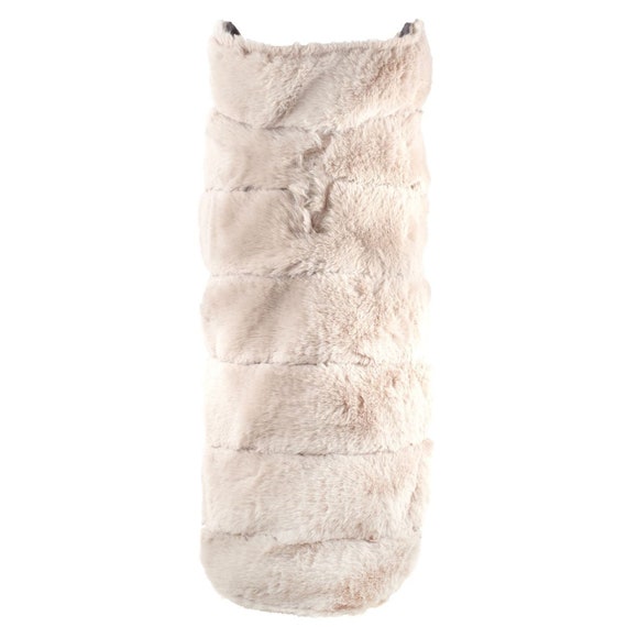 Cream Pet Faux Fur Coat | Etsy