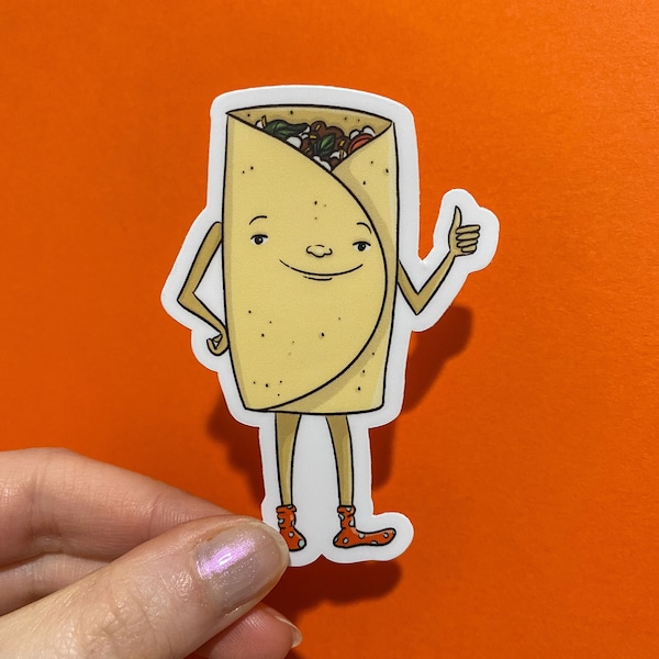 Burrito Stickers - Etsy