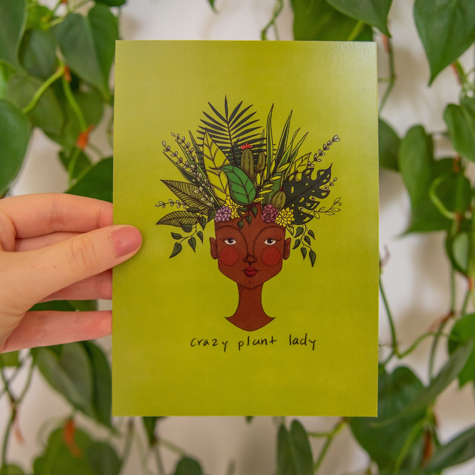 Crazy Plant Lady Print - Etsy