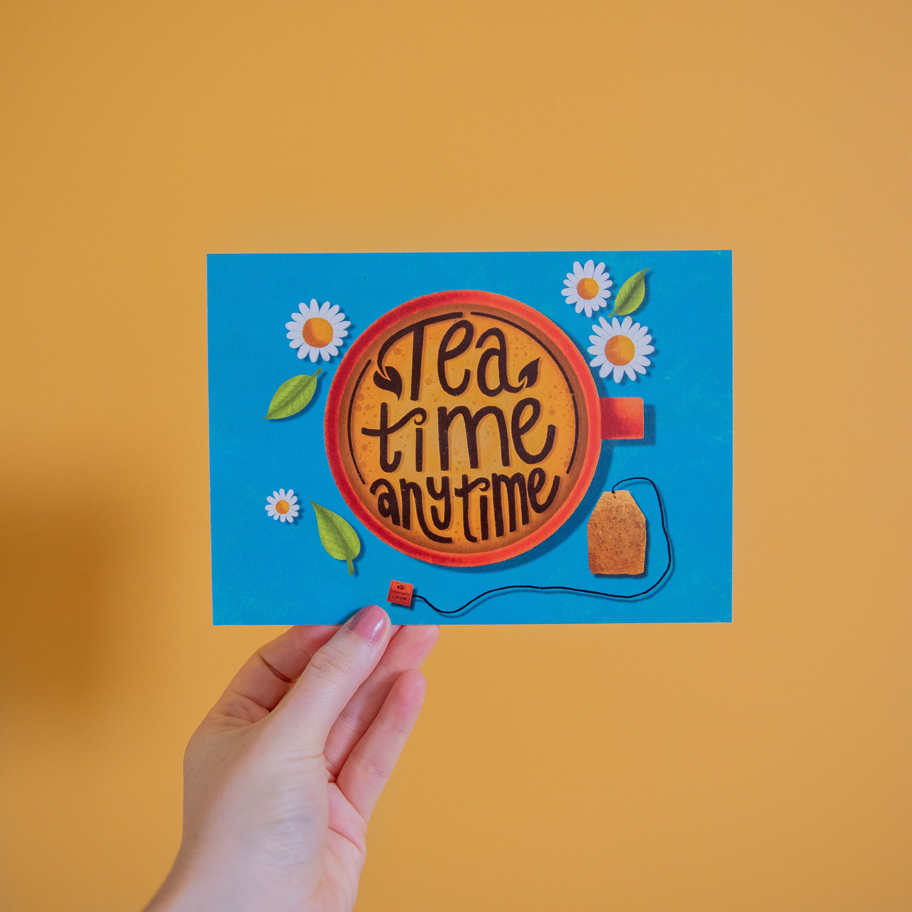 Tea time anytime 5x7inch Print - Etsy 日本