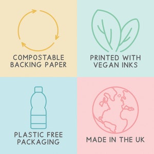 35x Recycle Me Stickers 37mm - Eco Friendly Stickers - Recycled ...