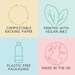 35x Recycle Me Stickers 37mm - Eco Friendly Stickers - Recycled ...