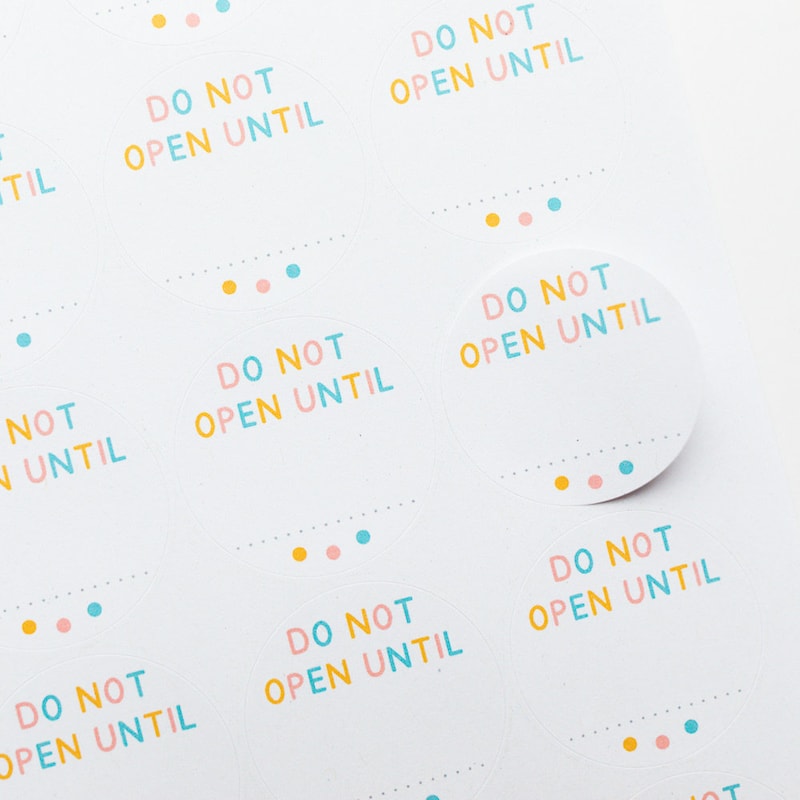 Do Not Open Until - Etsy