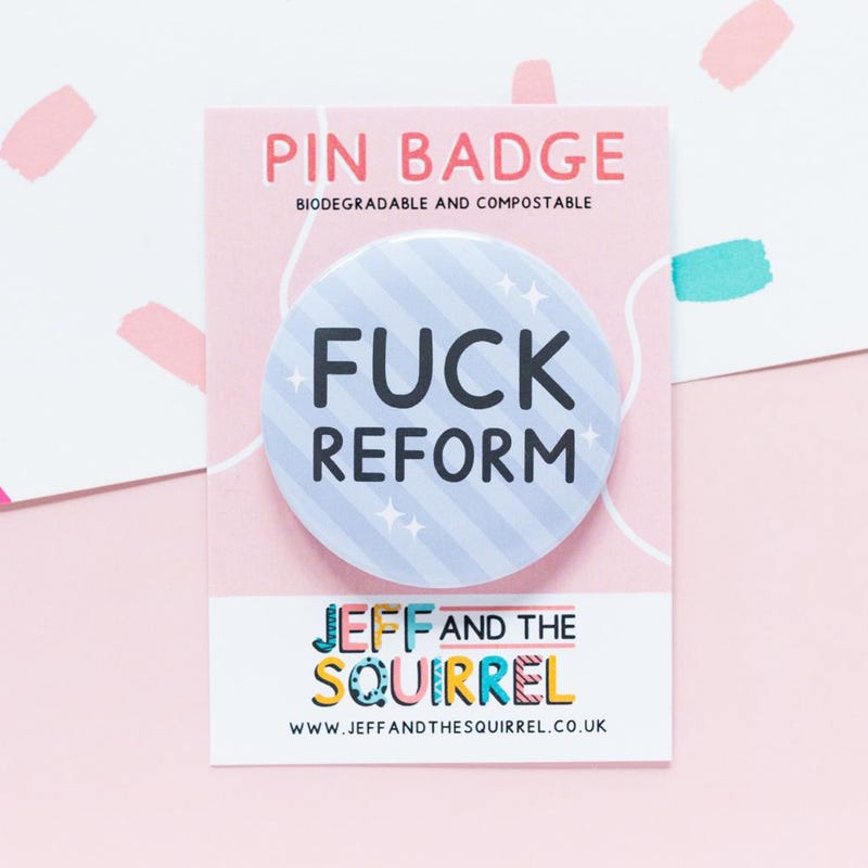 Reform Badges - Etsy UK