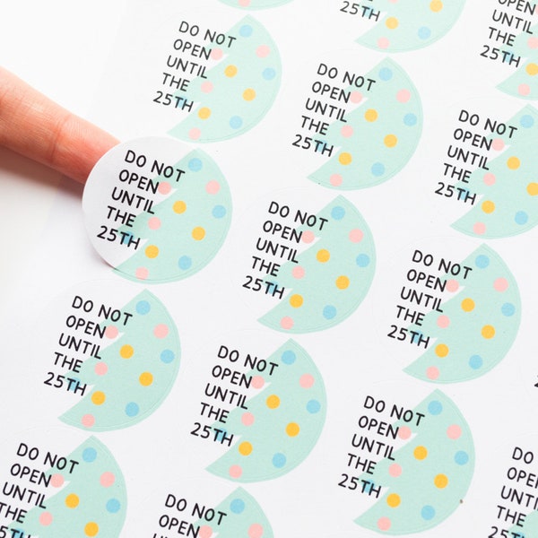 Do Not Open Until - Etsy