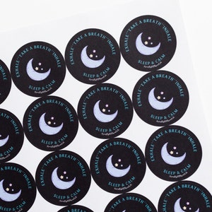 35x Custom Logo Stickers - 37mm Round Stickers - Matte Recyclable ...