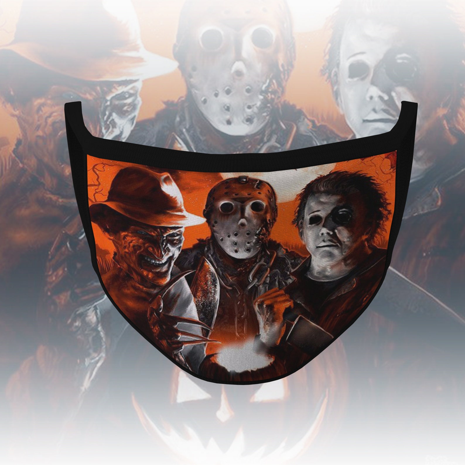 Horror Theme Face Masks | Etsy