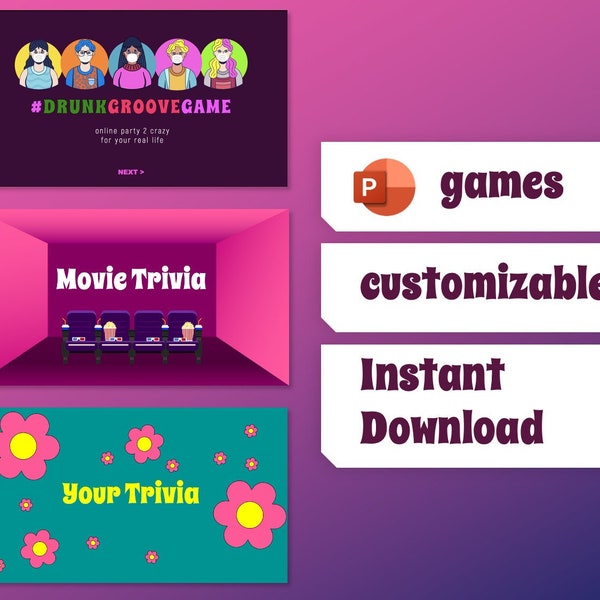 Powerpoint Games - Etsy UK