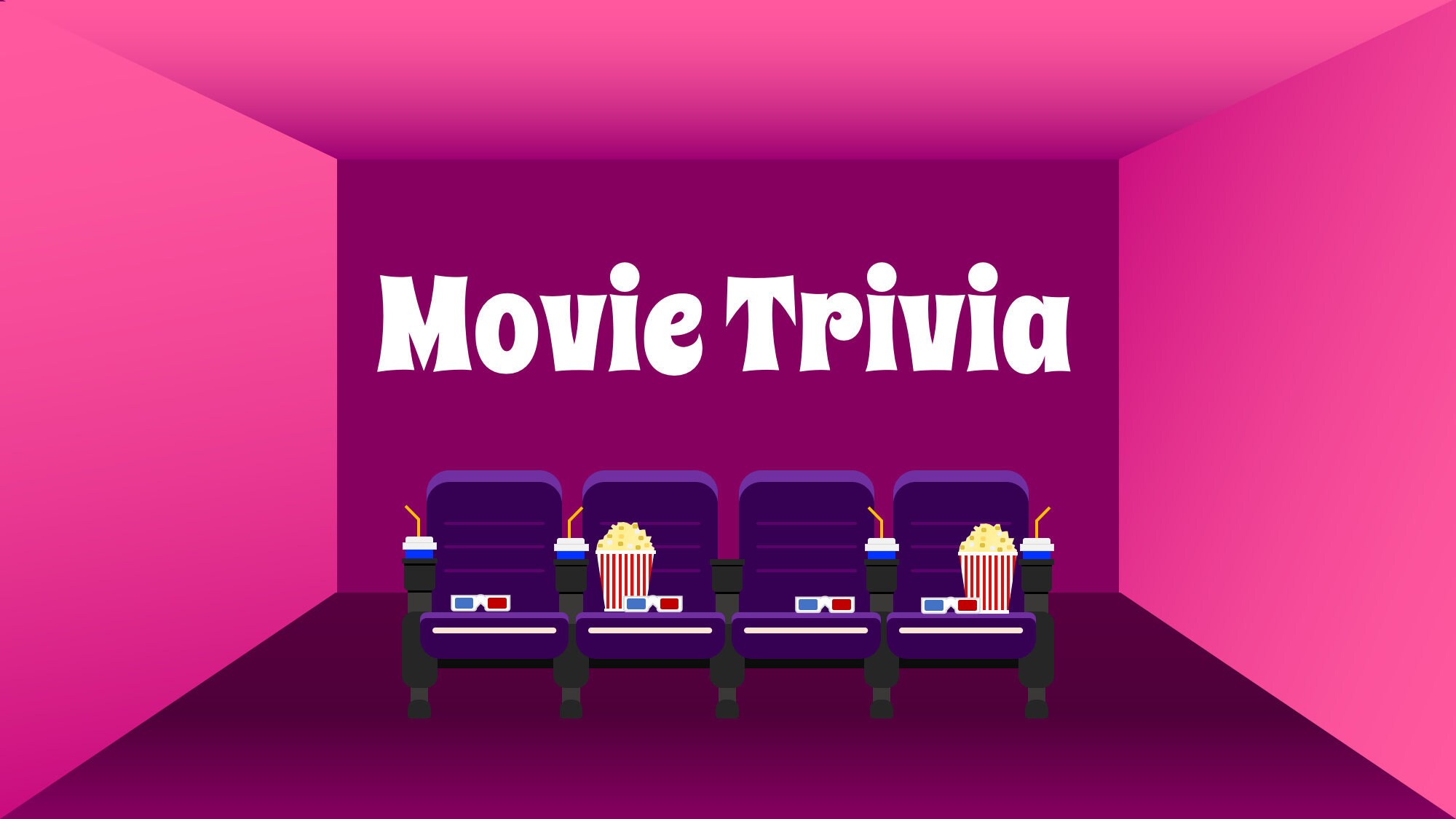 Movie Trivia Game for Virtual Party — Family Powerpoint Game — Zoom ...