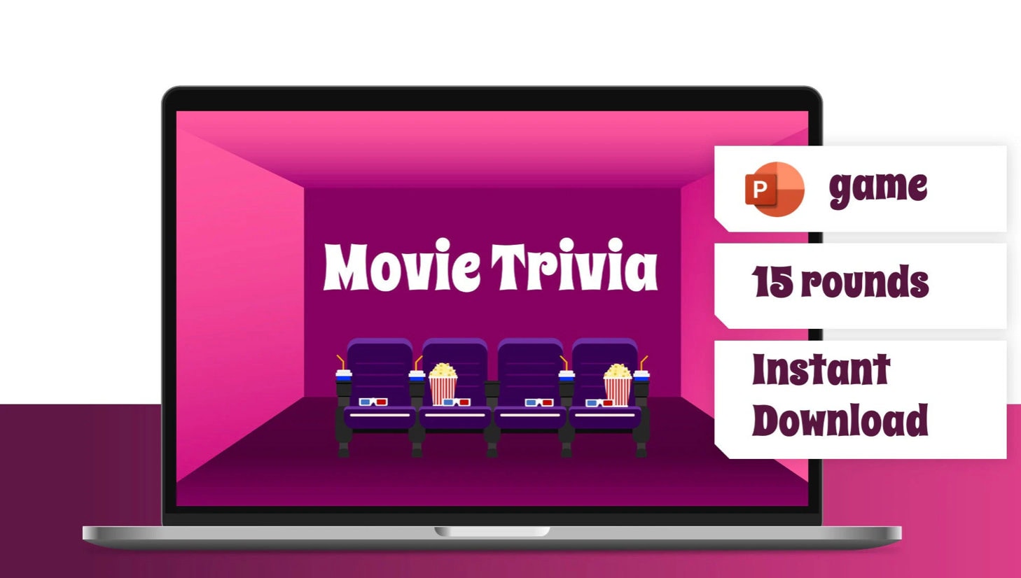 Virtual Movie Trivia Powerpoint Game Template (digital Download) - Etsy