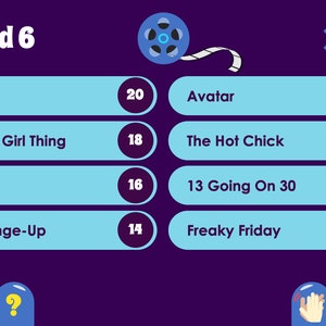 Movie Trivia Game for Virtual Party — Family Powerpoint Game — Zoom ...