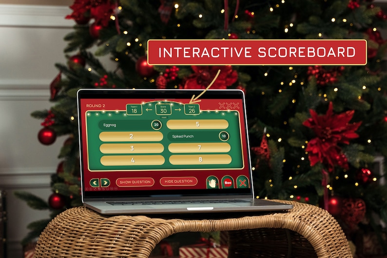 Christmas Trivia Powerpoint Game With Scoreboard (digital Download) - Etsy