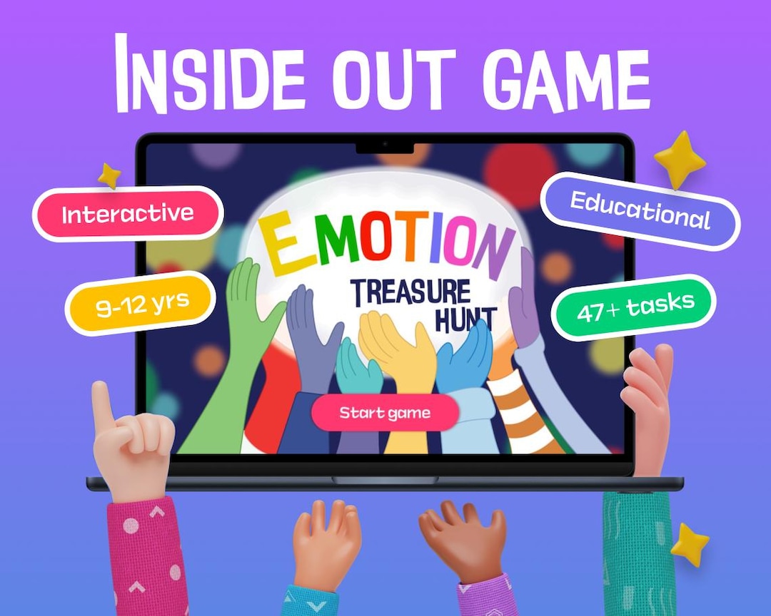 Inside Out Powerpoint Treasure Hunt: Interactive Family Game (digital ...