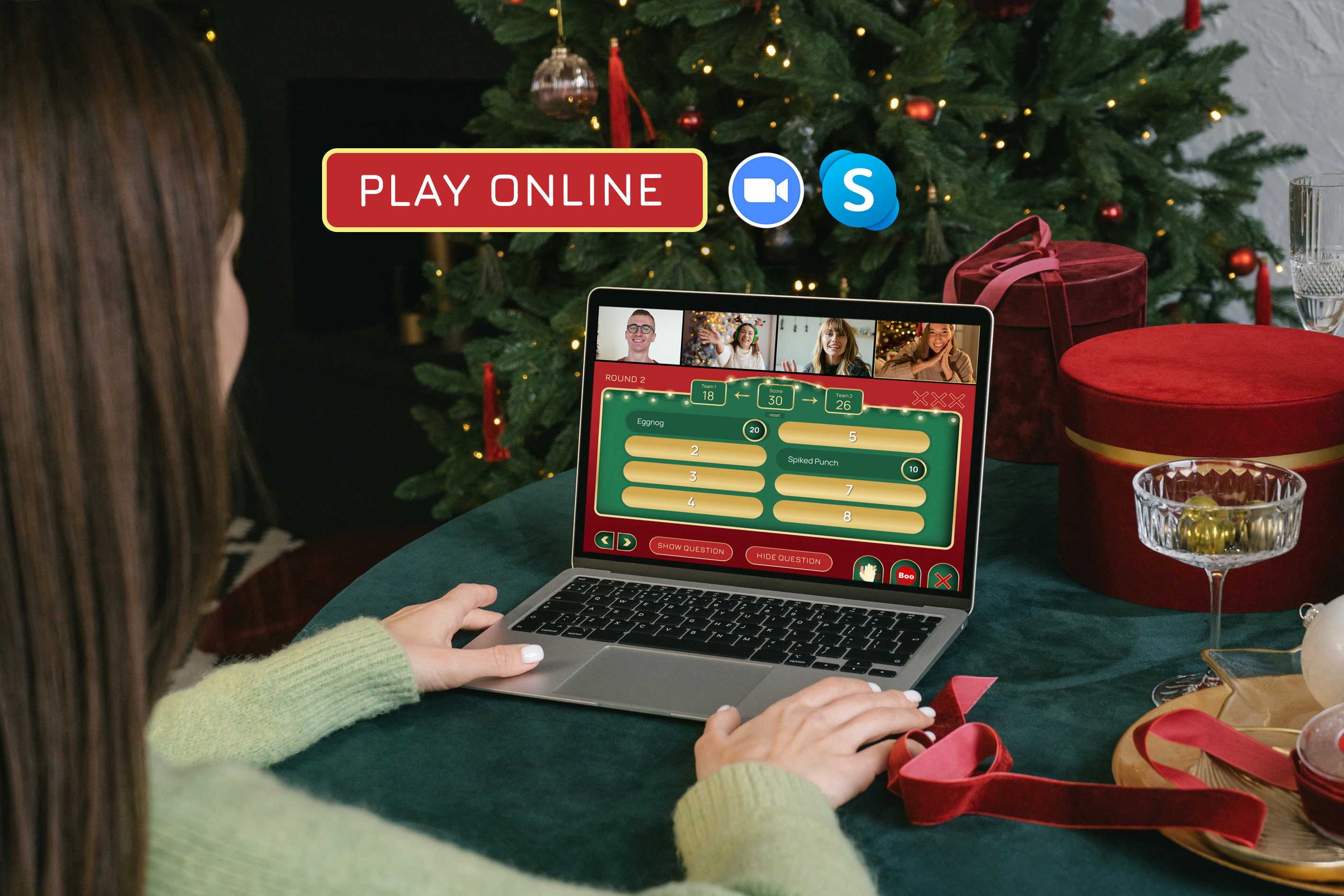 Christmas Trivia Powerpoint Game With Scoreboard (digital Download) - Etsy
